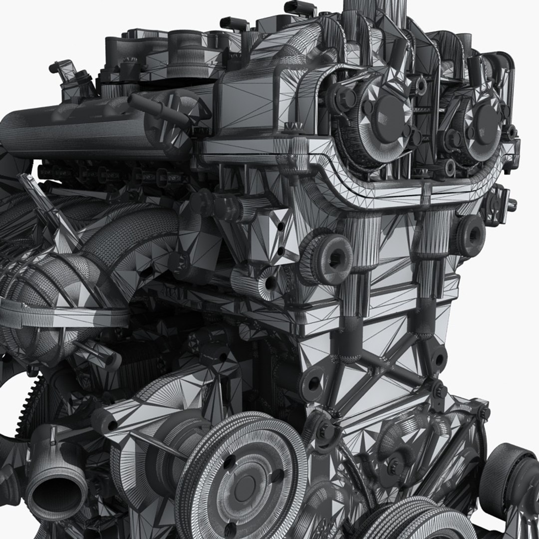Petrol engine 3D model - TurboSquid 1441411