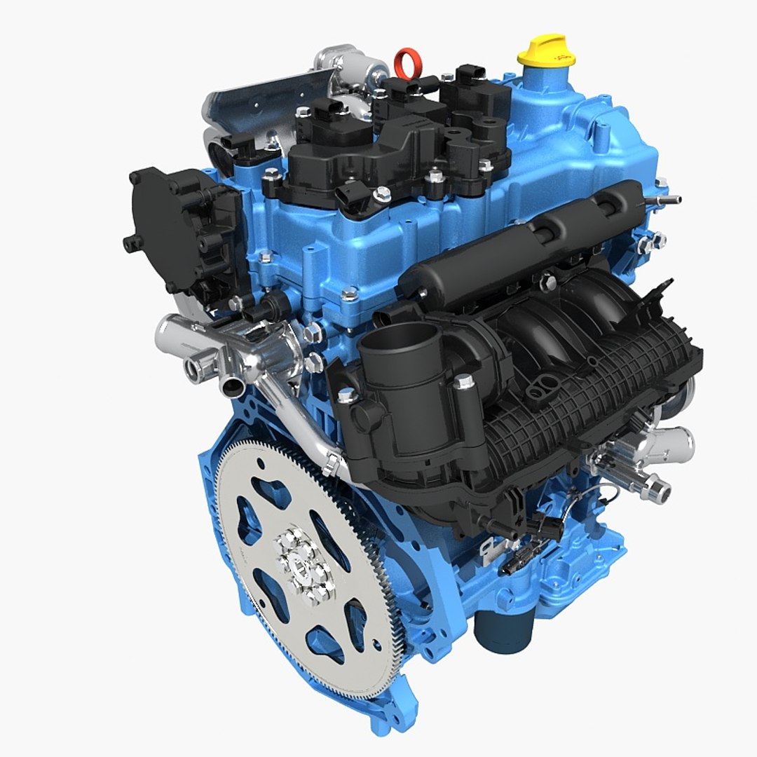 Petrol Engine 3D Model - TurboSquid 1441411