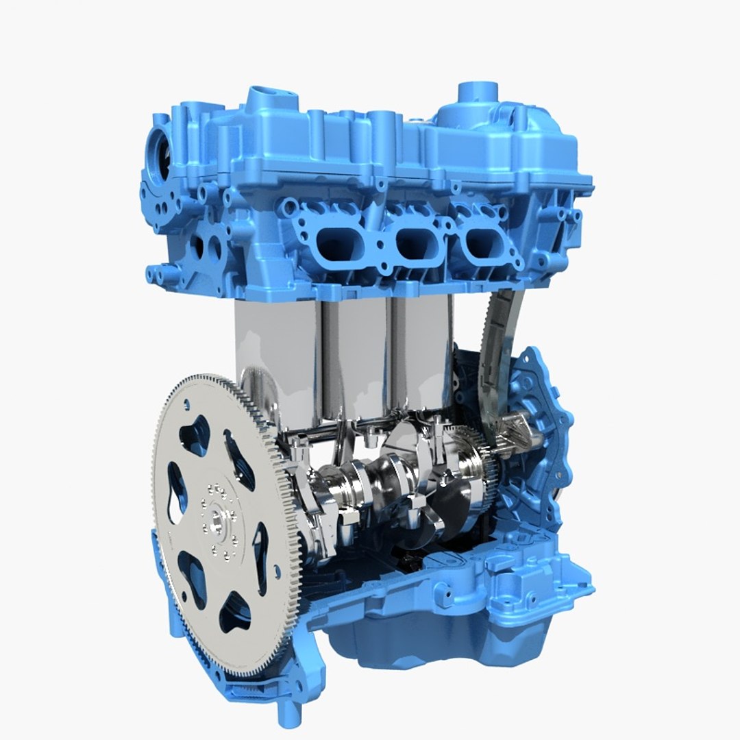 Petrol Engine 3D Model - TurboSquid 1441411