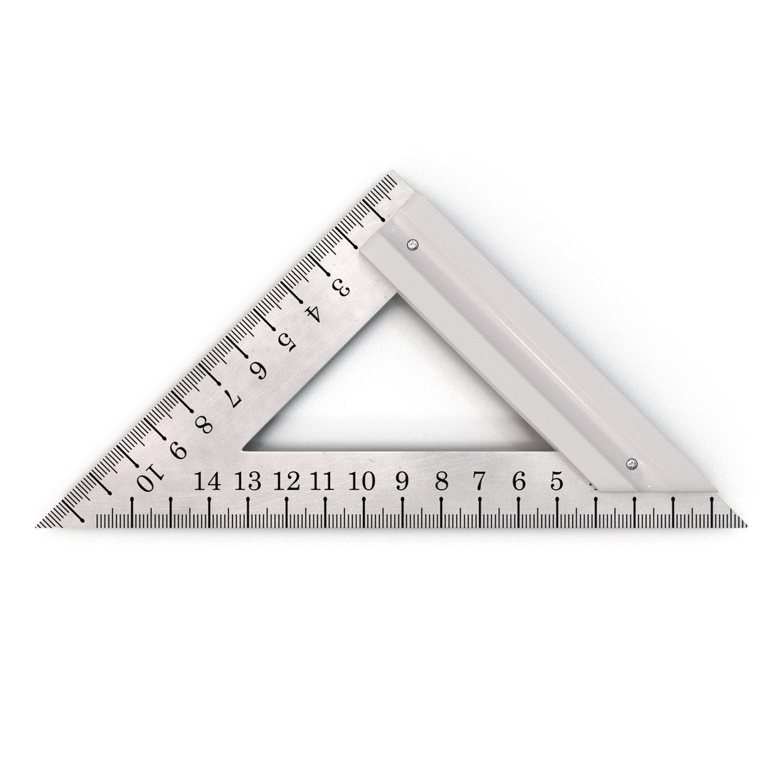Max Steel Triangle Ruler
