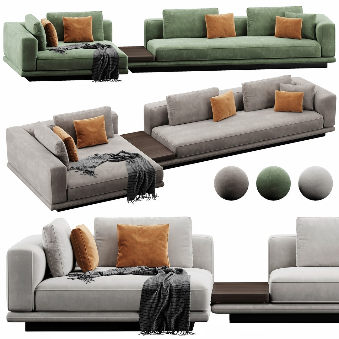 3D Model Horizonte Sofa Set - TurboSquid 2067695