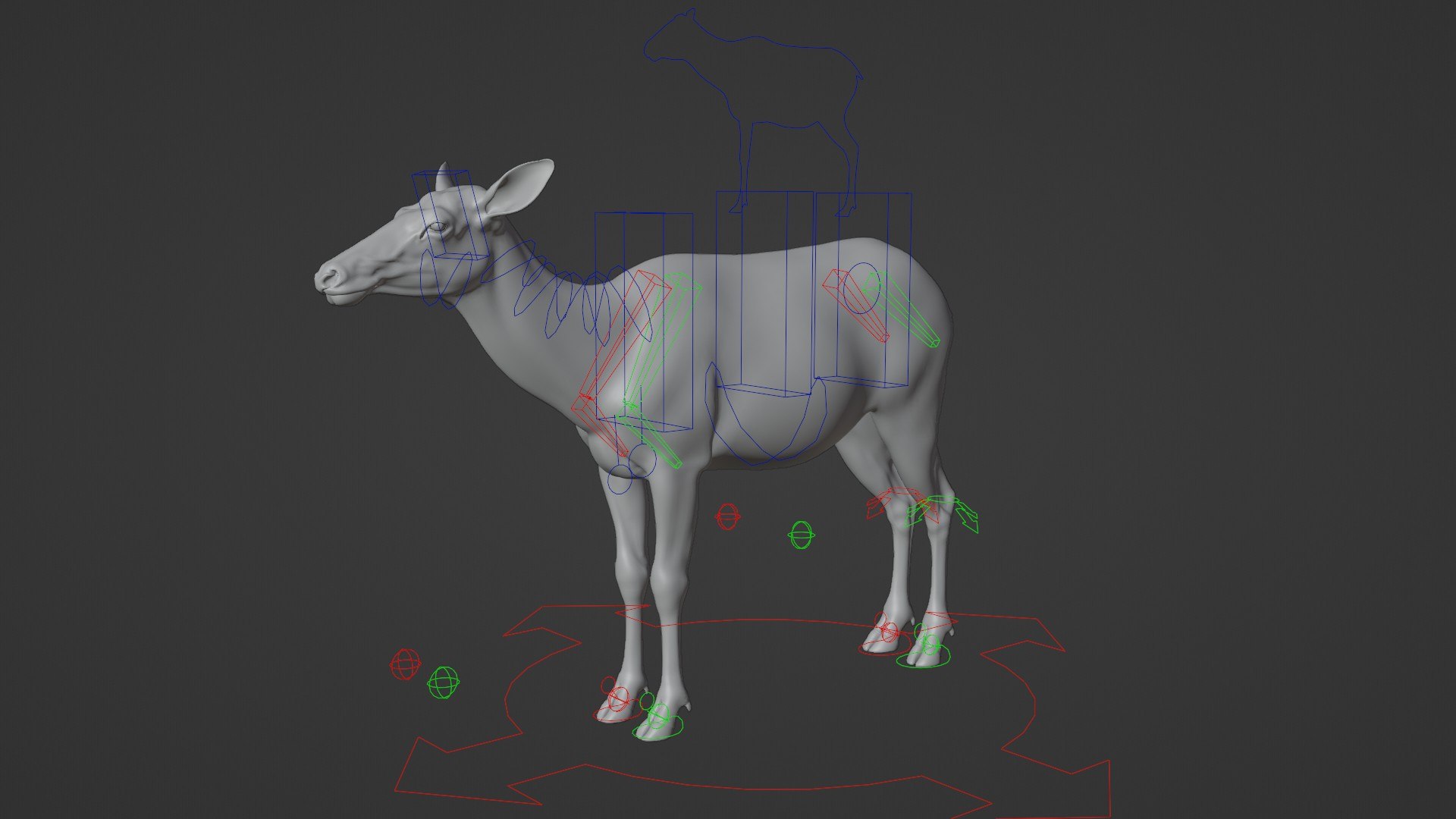 3D Female Canadian Deer Animation Model - TurboSquid 2079135