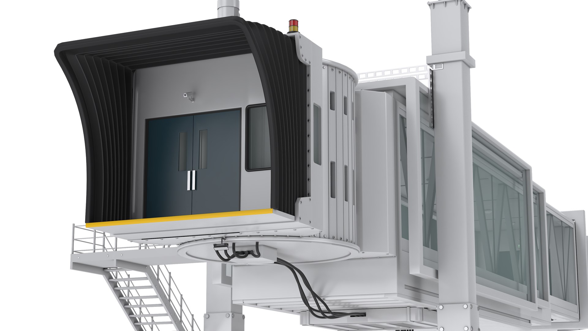 Airport Gates And Jet Way 3D Model - TurboSquid 2360251