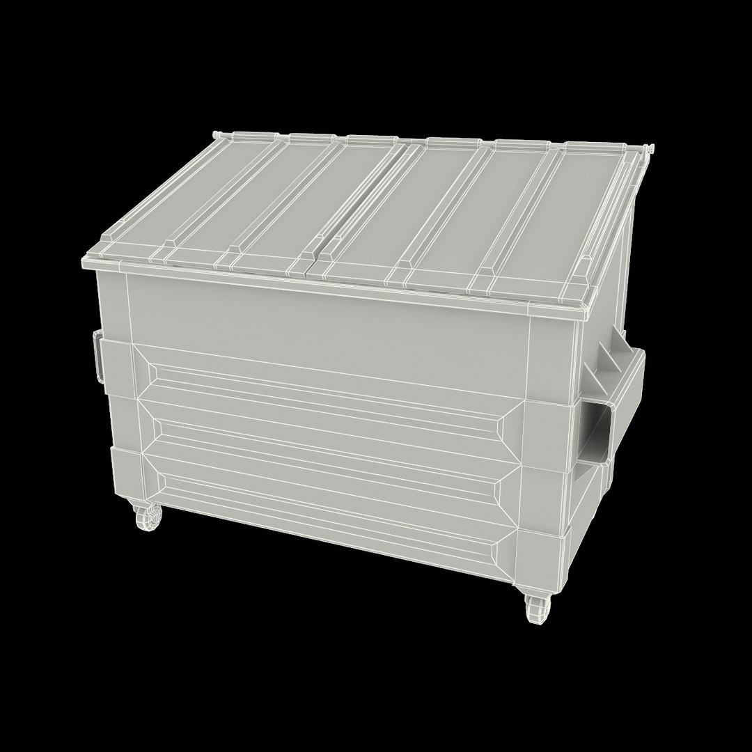 3d Dumpster Model