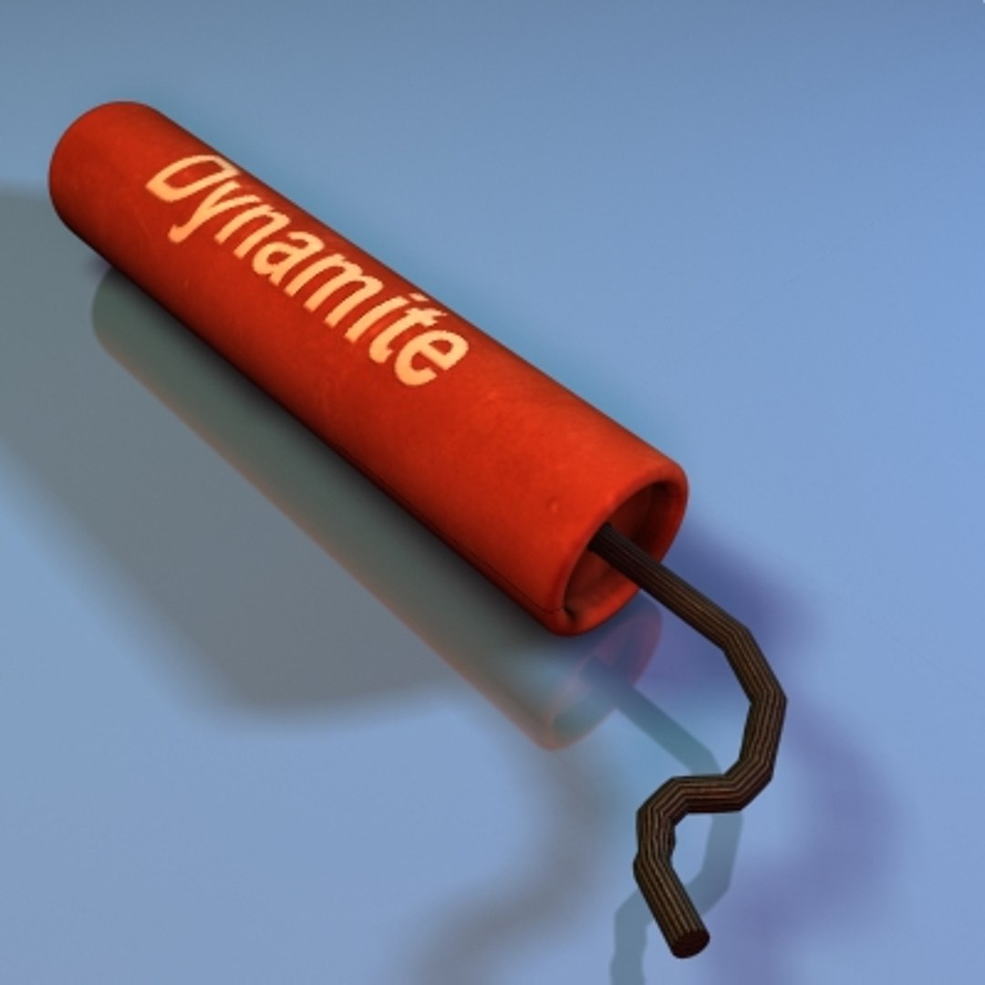 dynamite 3d model