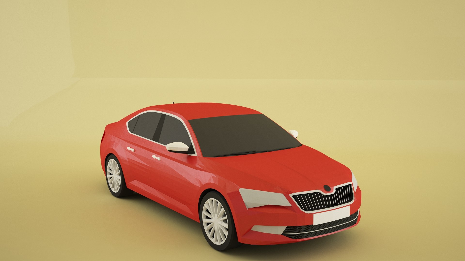 Car Model Low Polygon 3D - TurboSquid 1975540