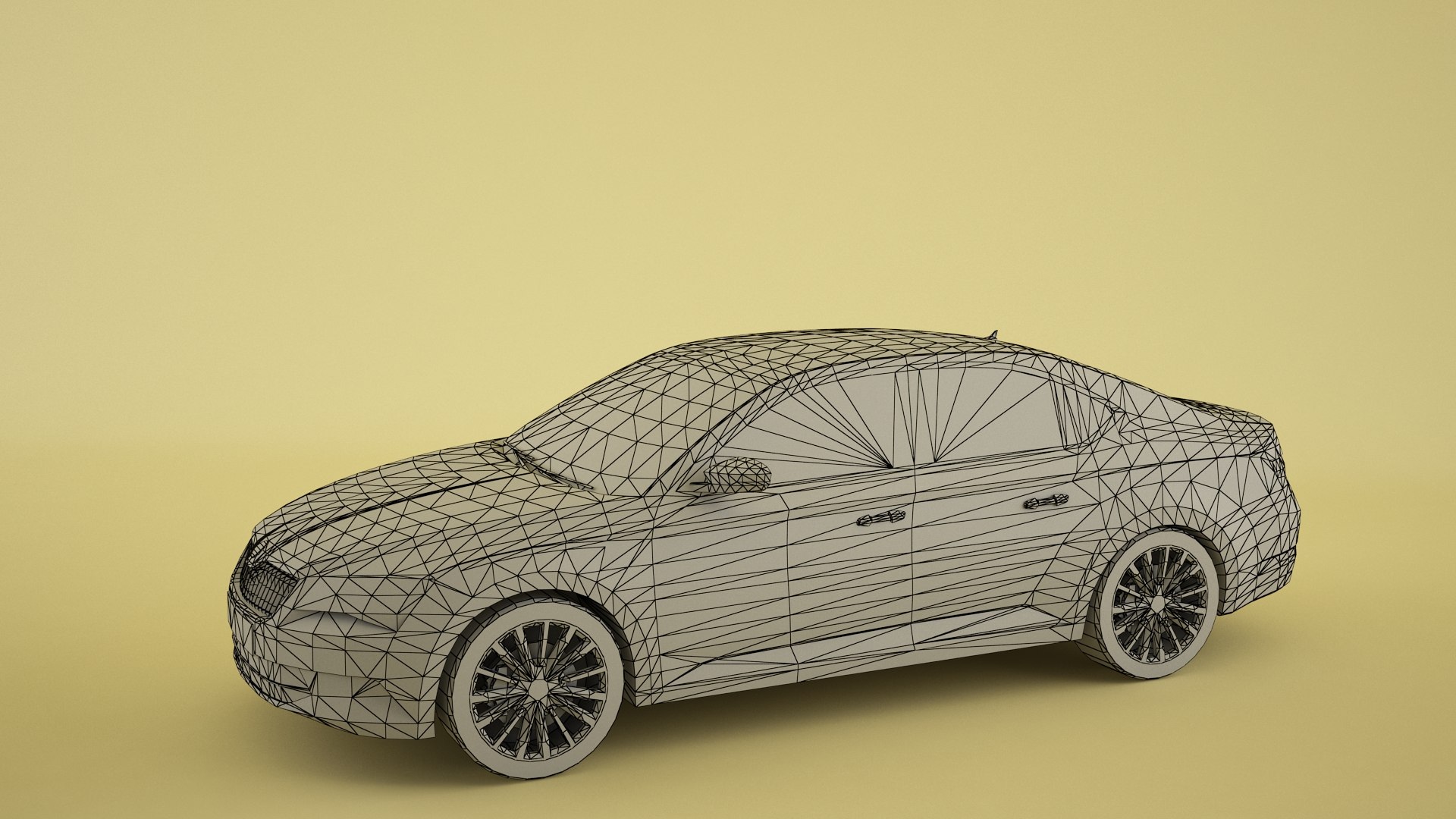 Car Model Low Polygon 3D - TurboSquid 1975540