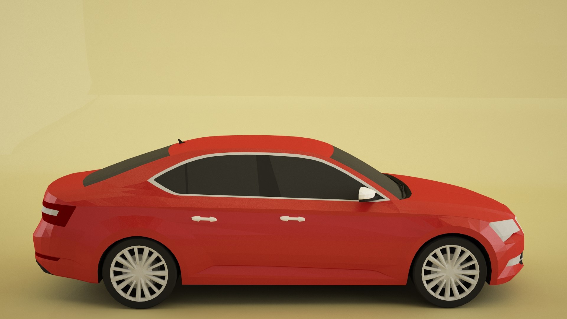 Car Model Low Polygon 3D - TurboSquid 1975540