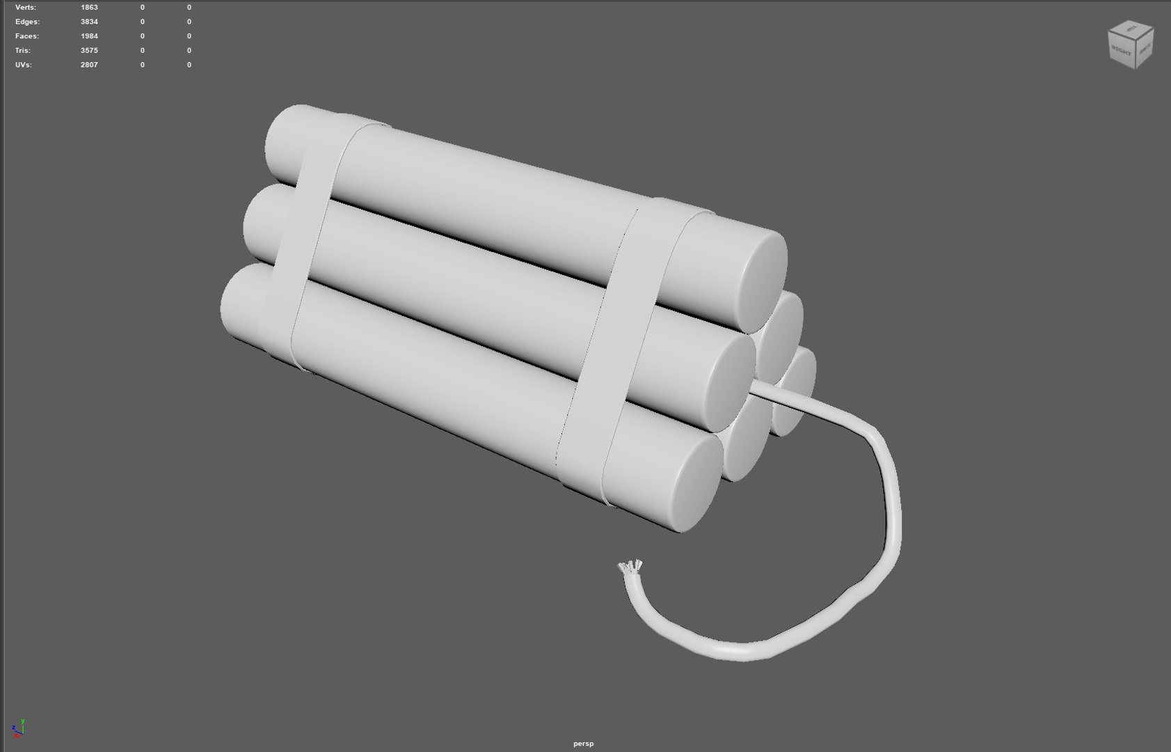 3D Explosive Charge Realistic TNT Dynamite Bundle Low Poly Game Ready ...