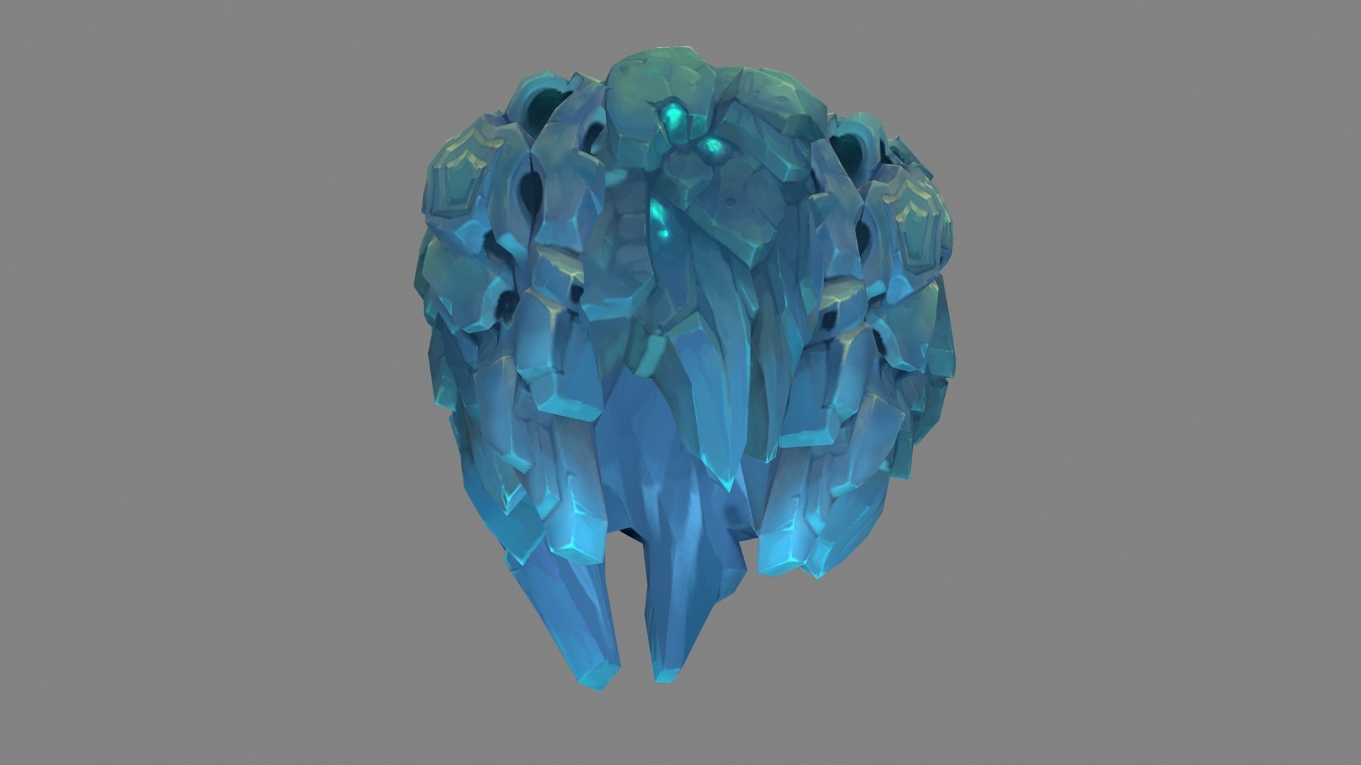 3D Model Suspended Stone - Floating Rock - Magic Stone - Taihu Stone ...