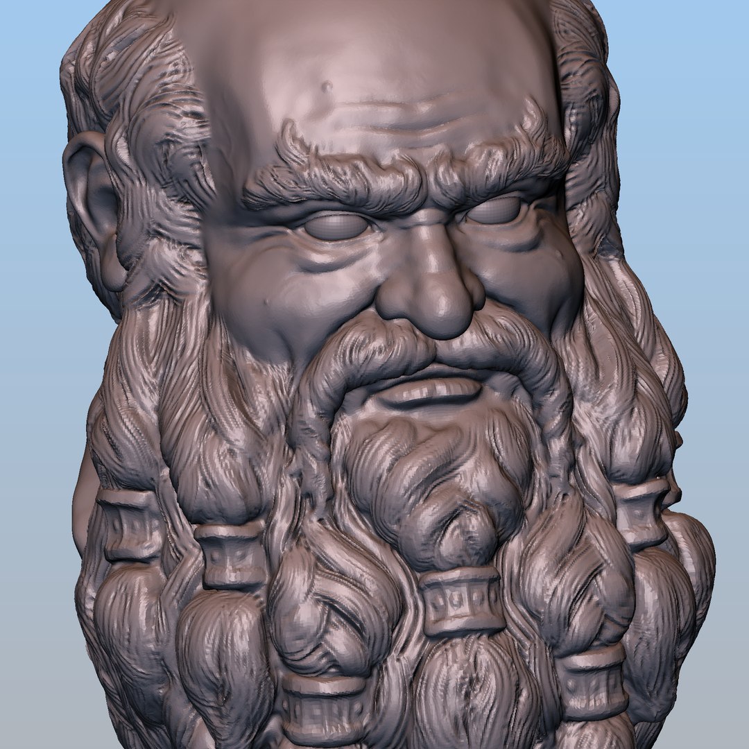 3D Dwarf Head 3D Print Ready Model - TurboSquid 1878087