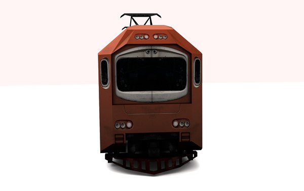 Electric train 3D - TurboSquid 1168632