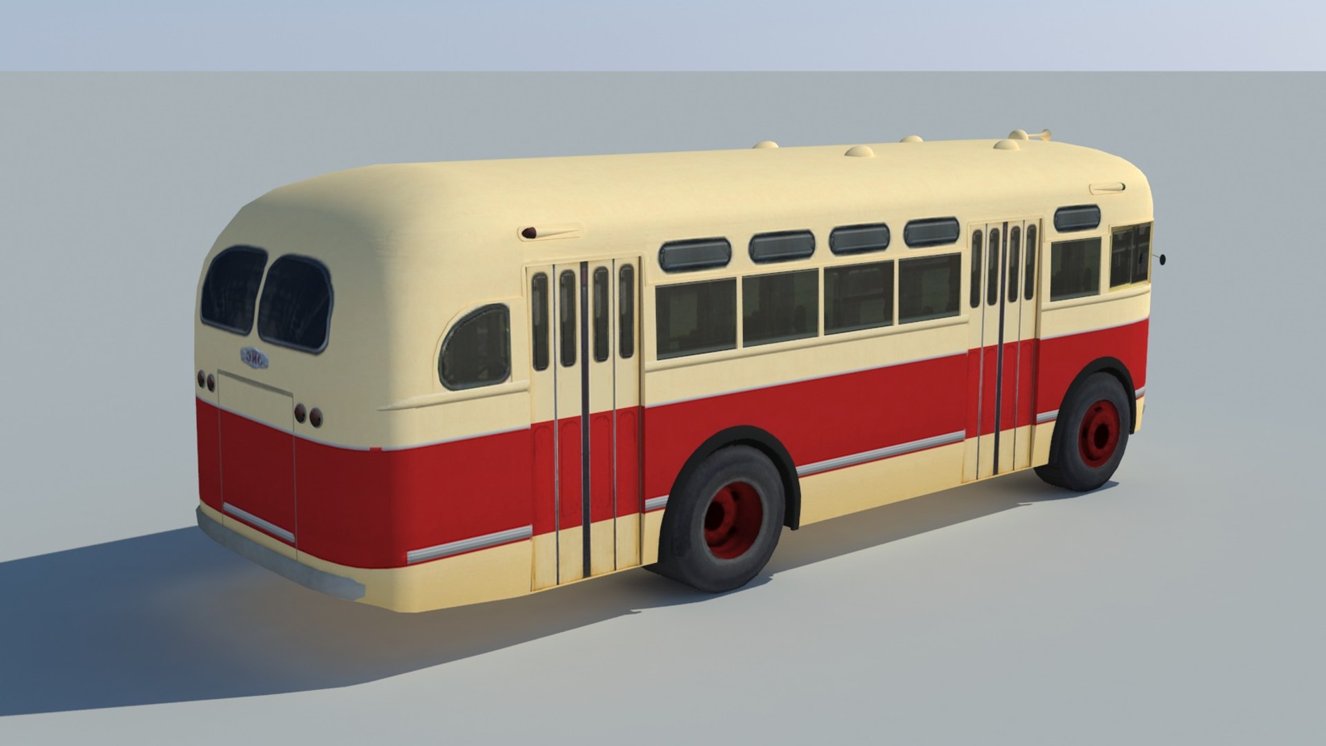 Zis-155 Bus 3d 3ds
