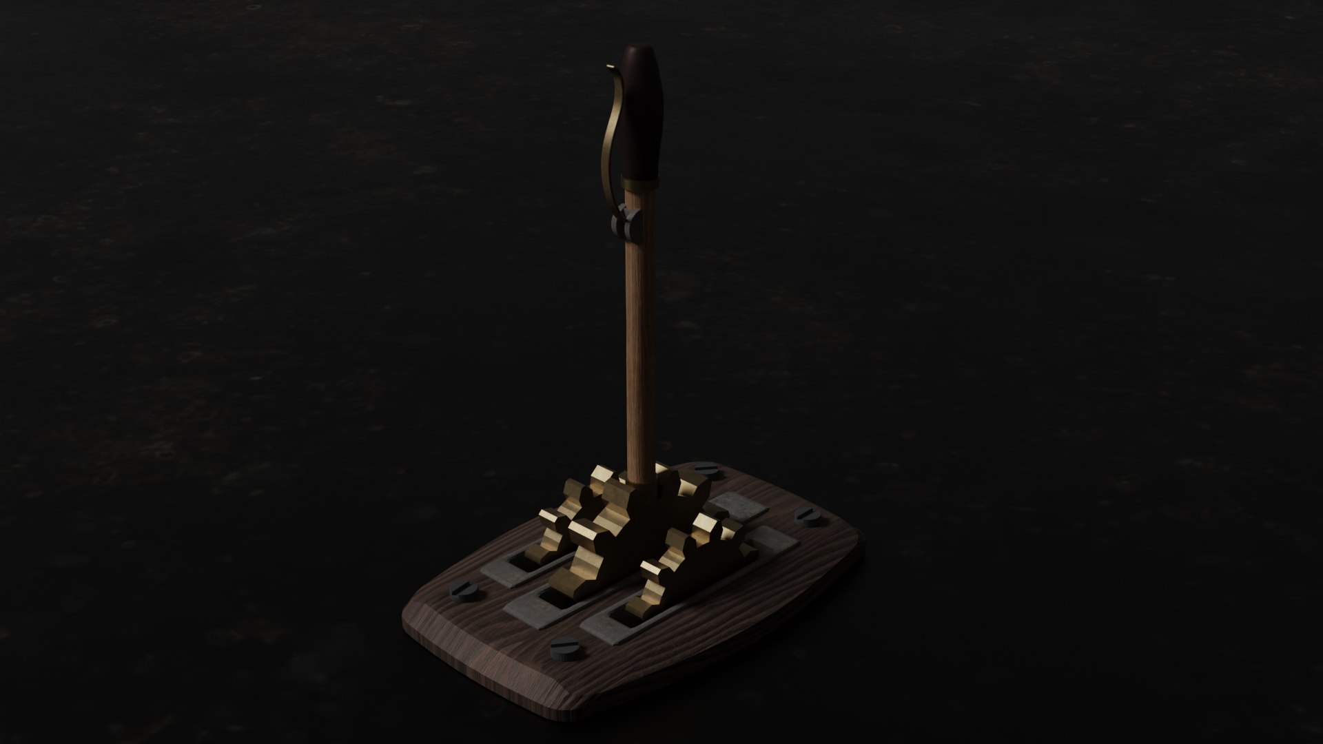 Steampunk Lever 3D Model - TurboSquid 1995916