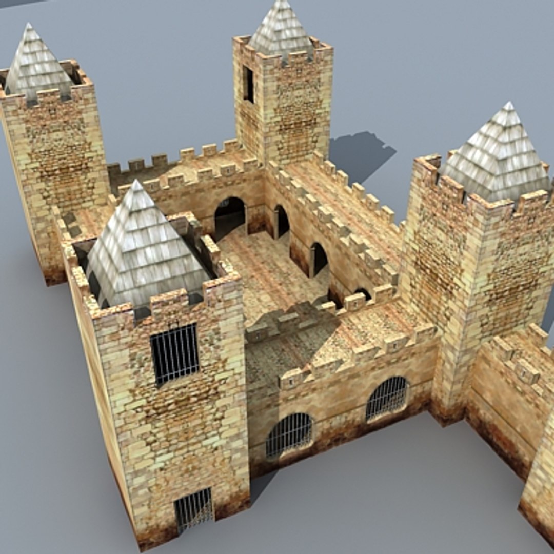 Maya Castle Building Medieval