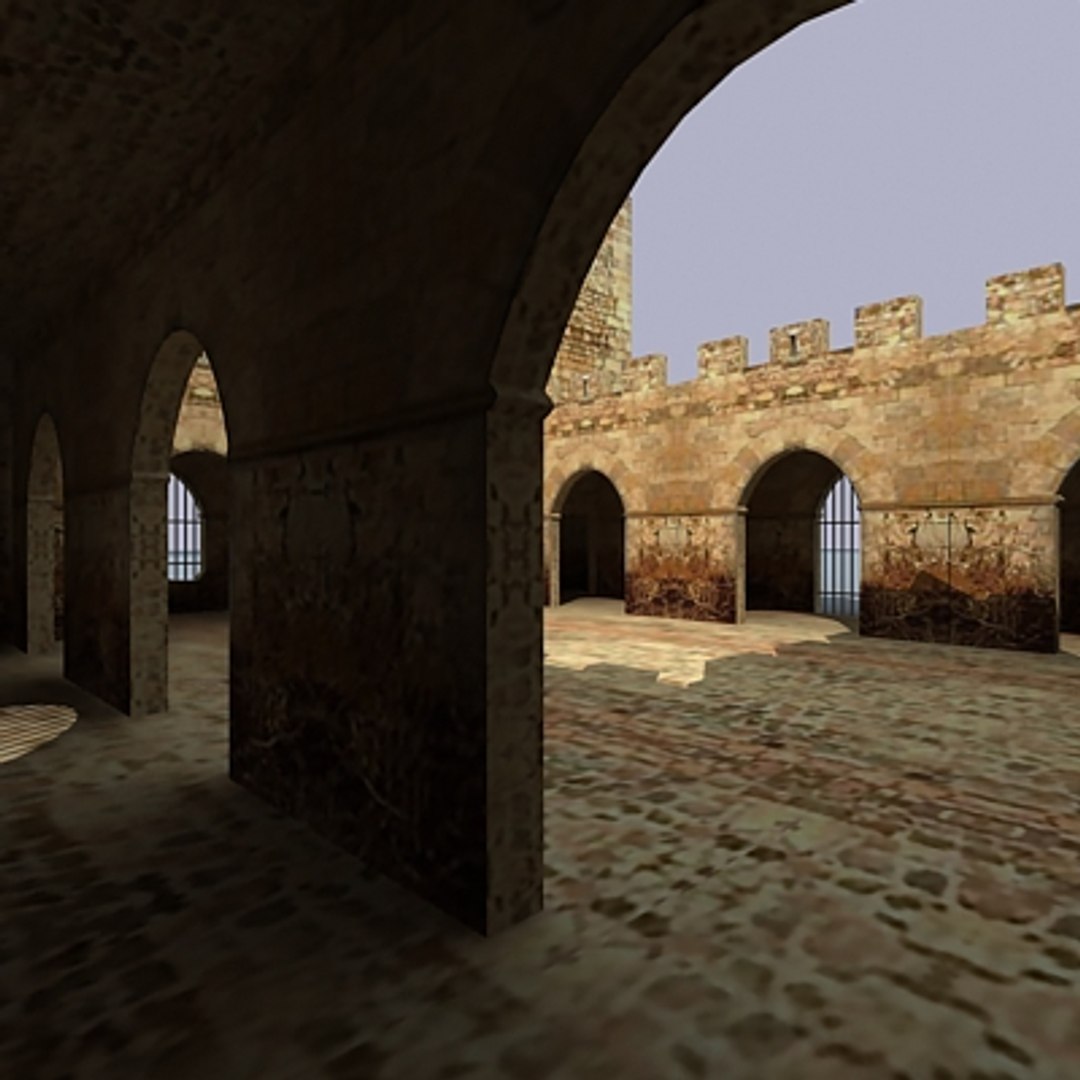 Maya Castle Building Medieval