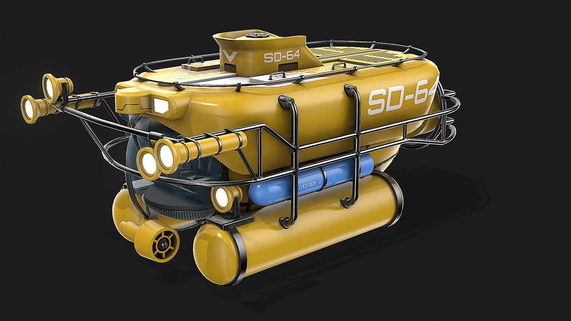 Yellow Submarine 3D model - TurboSquid 2156418