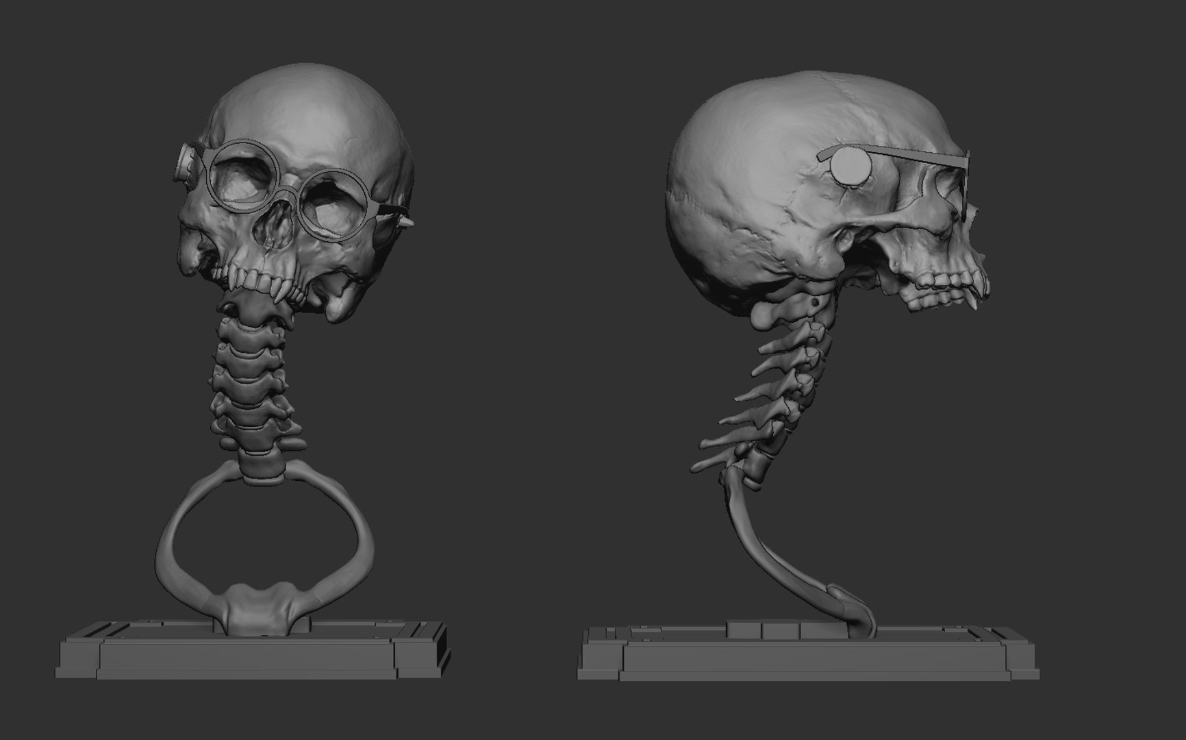 3D Vampire Skull - TurboSquid 2107874