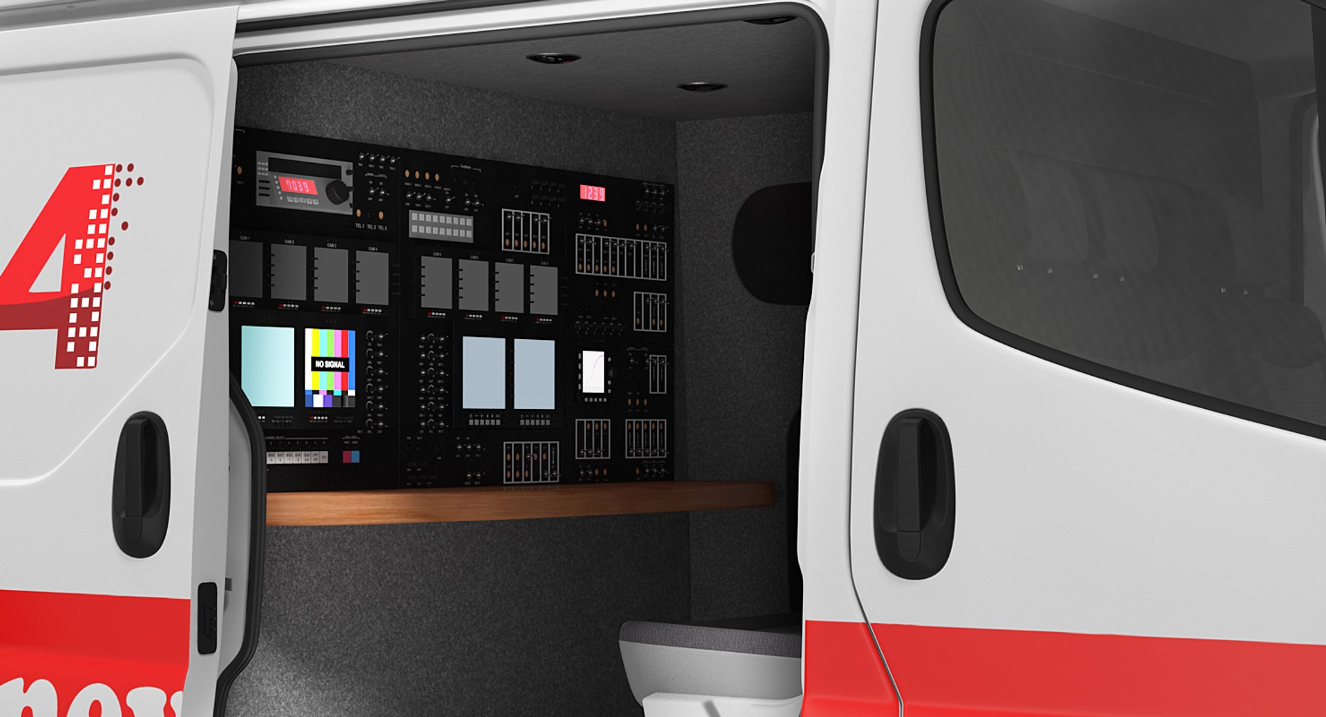 News Van Studio Tv 3D Model - TurboSquid 1387942