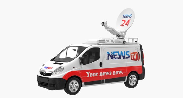 News van studio tv 3D model - TurboSquid 1387942