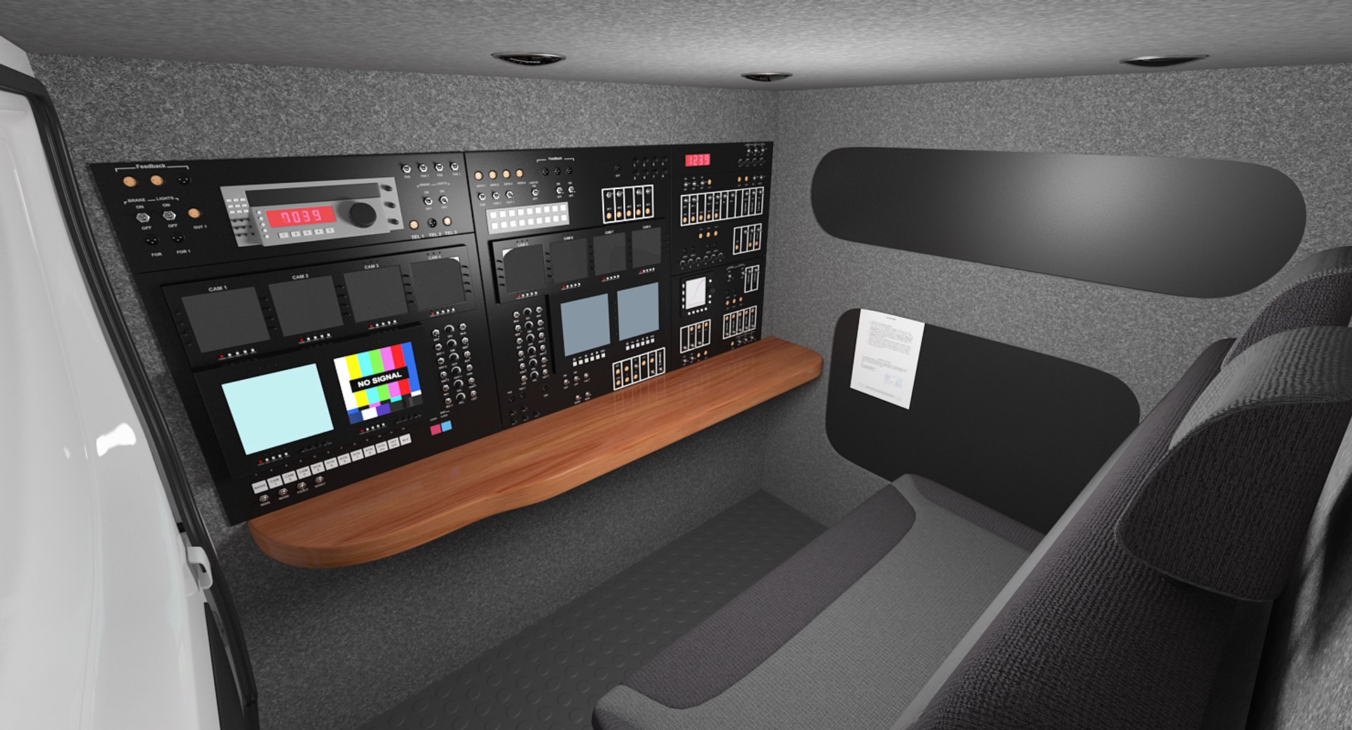 News Van Studio Tv 3D Model - TurboSquid 1387942