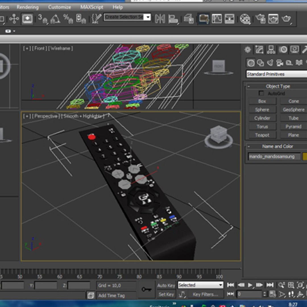 3d Model Remote Tft