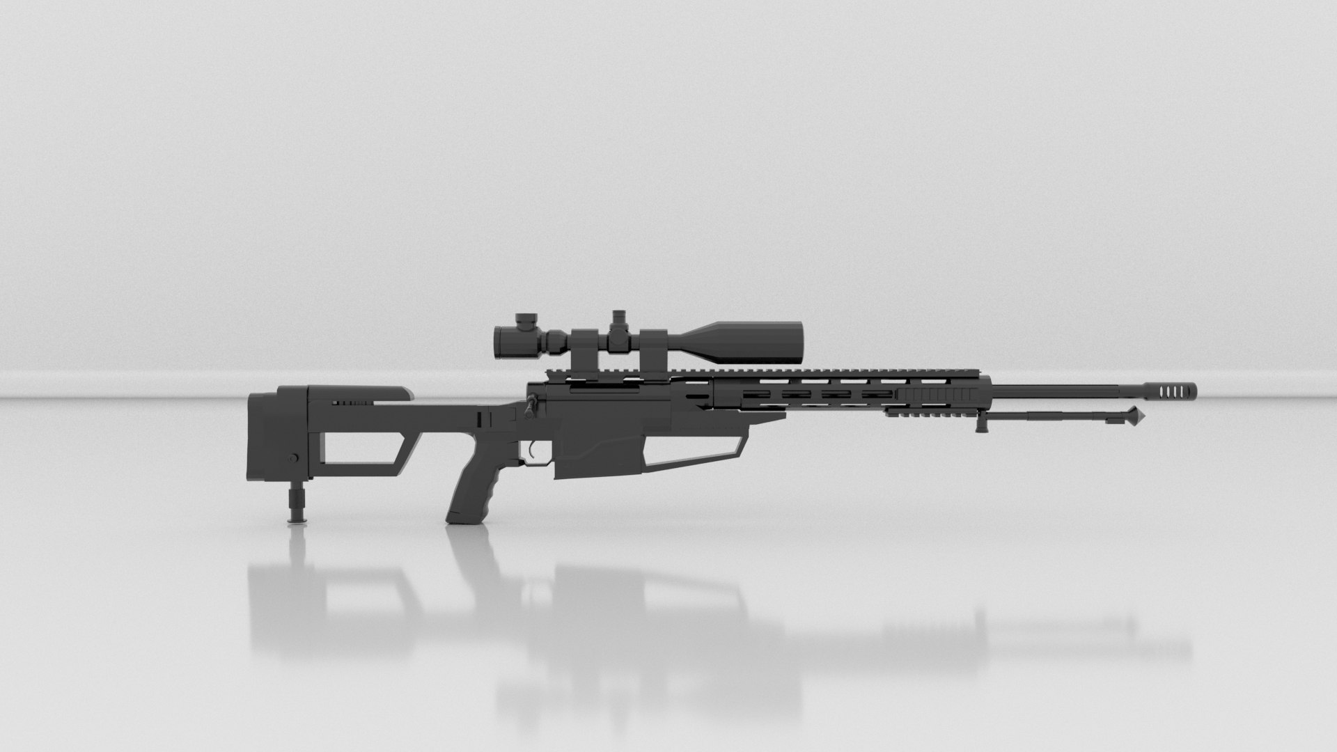 3D Sniper rifle - TurboSquid 1878881