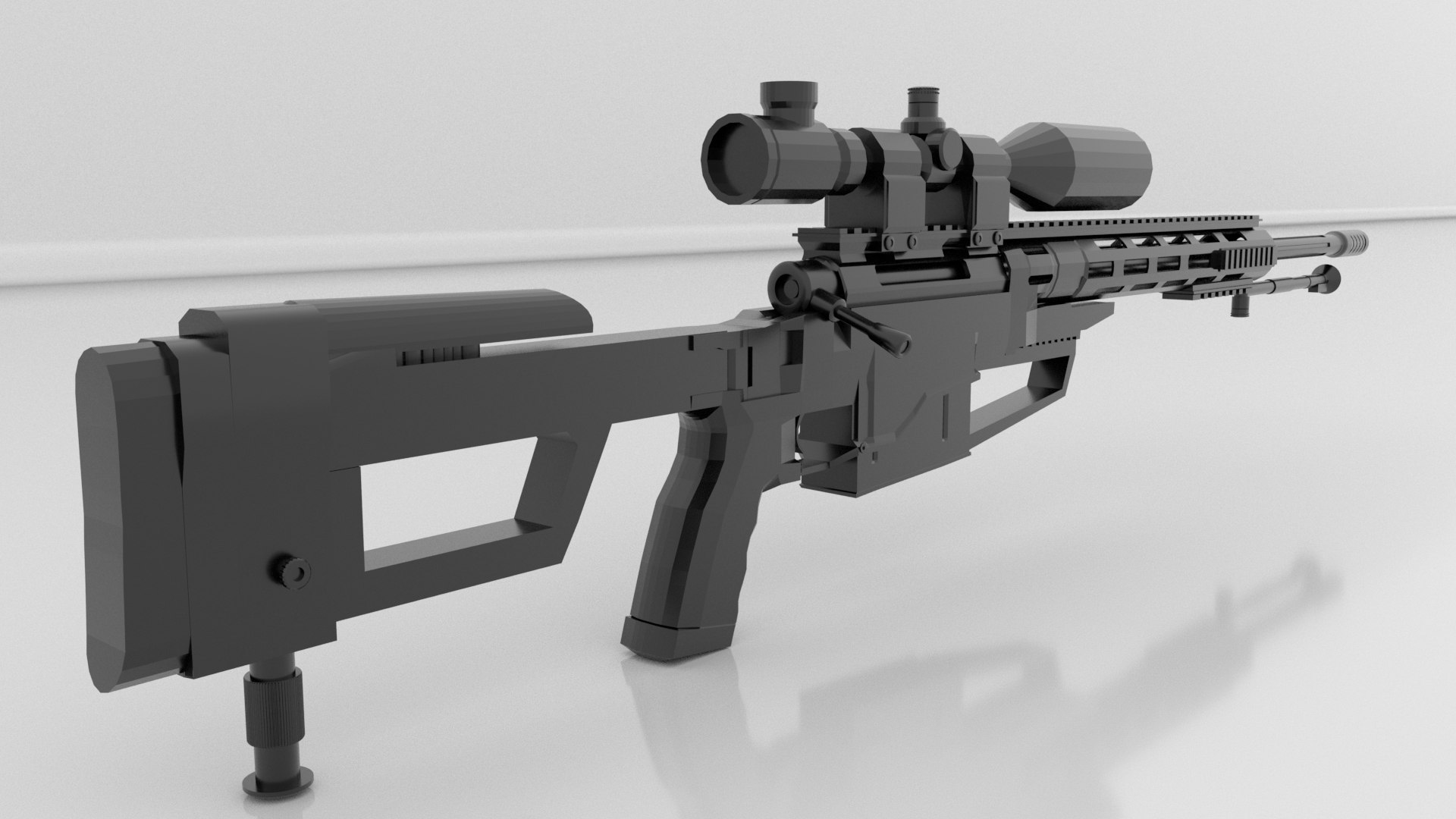 3D Sniper rifle - TurboSquid 1878881
