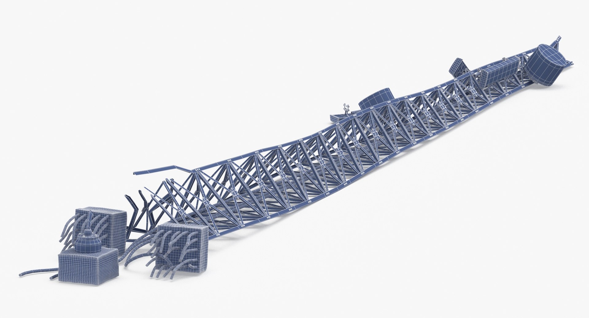 Cellphone Tower Metal 3D Model - TurboSquid 2136080