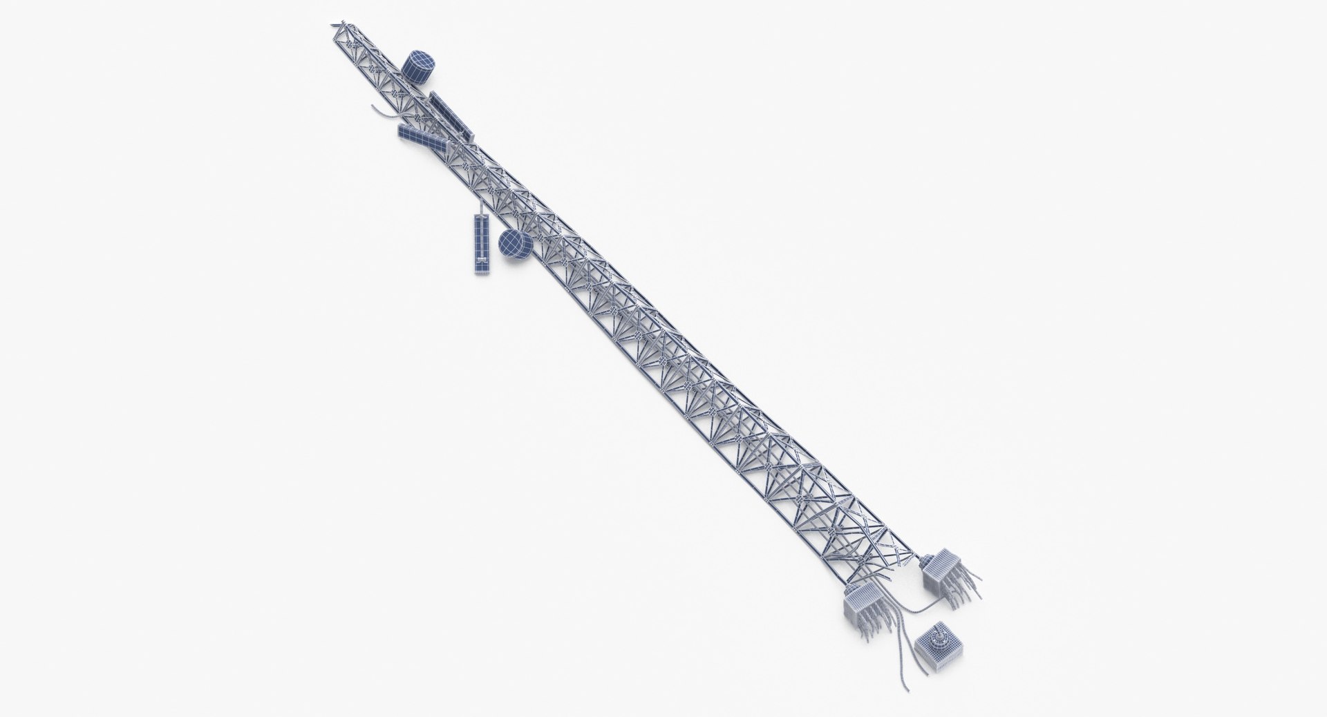 Cellphone Tower Metal 3D Model - TurboSquid 2136080
