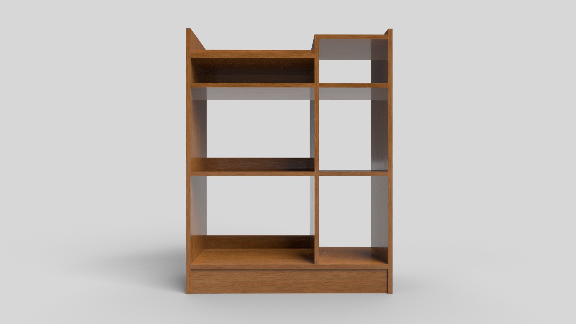 3D Bookcase N1 Model - TurboSquid 2416049