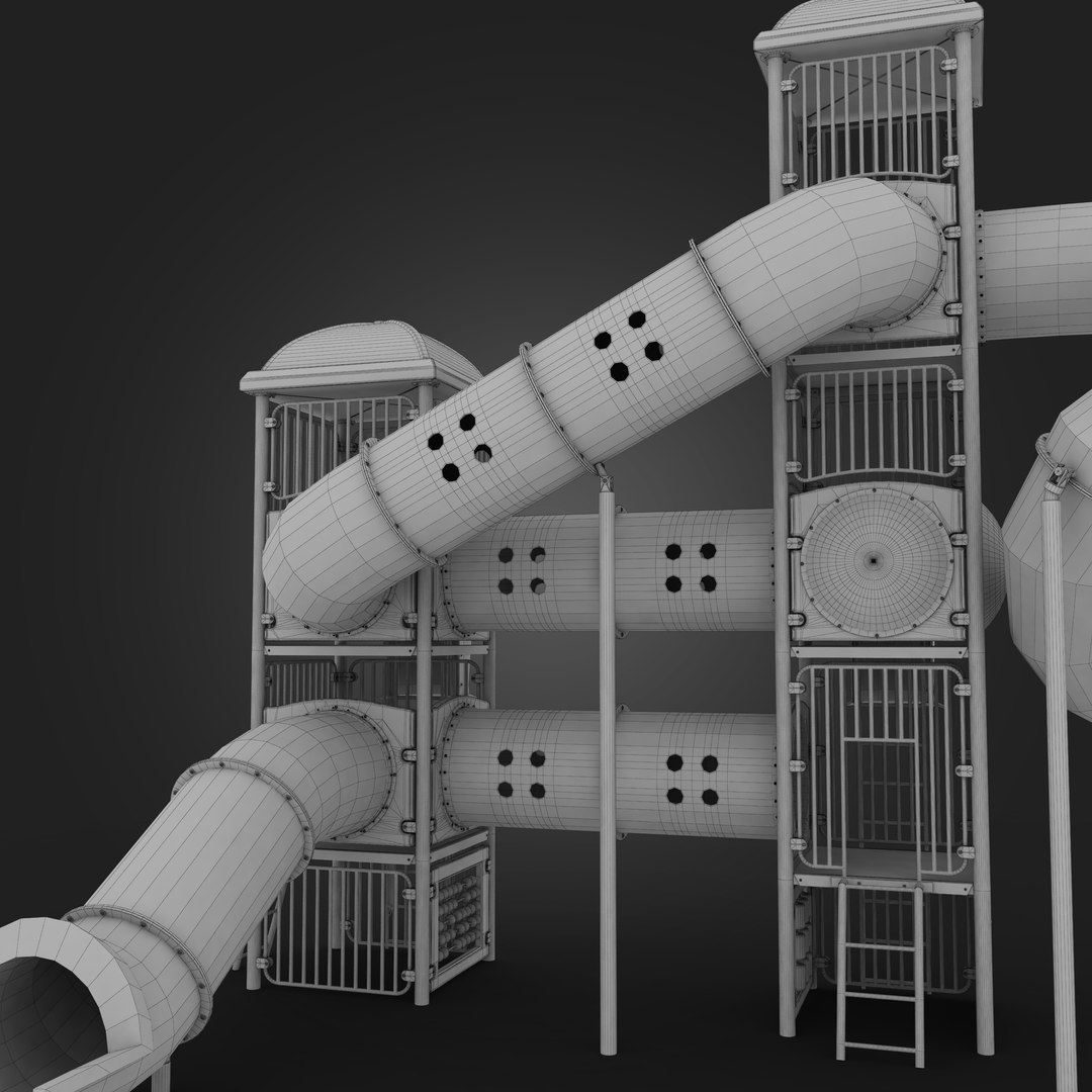 playground play ground 3d model