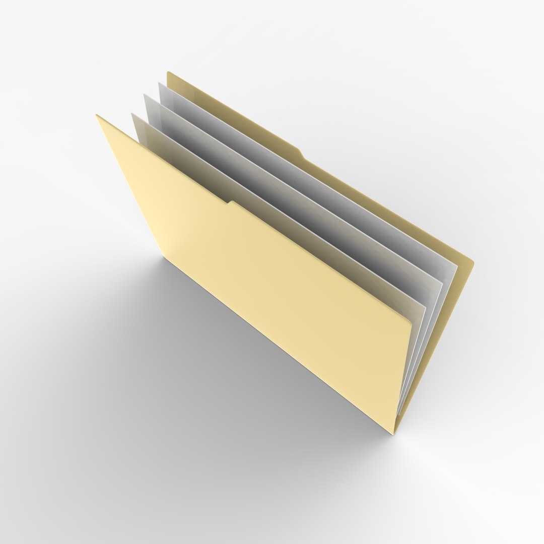 File Folder 3d Model