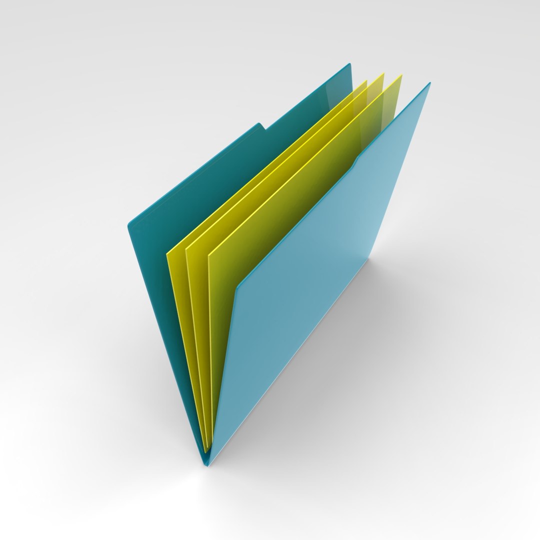 File Folder 3d Model