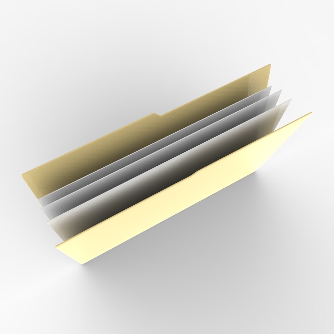 File Folder 3d Model