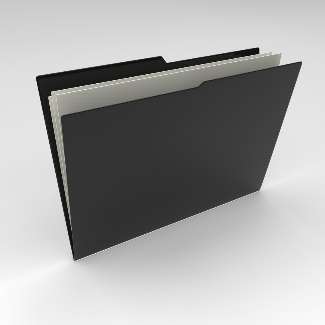 File Folder 3d Model
