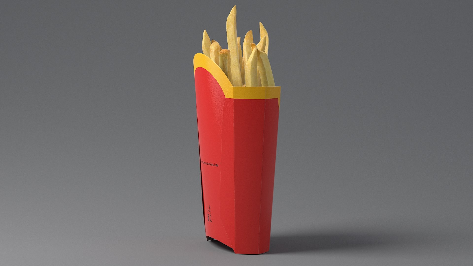 3D Realistic McDonalds French Fries Model - TurboSquid 1815055