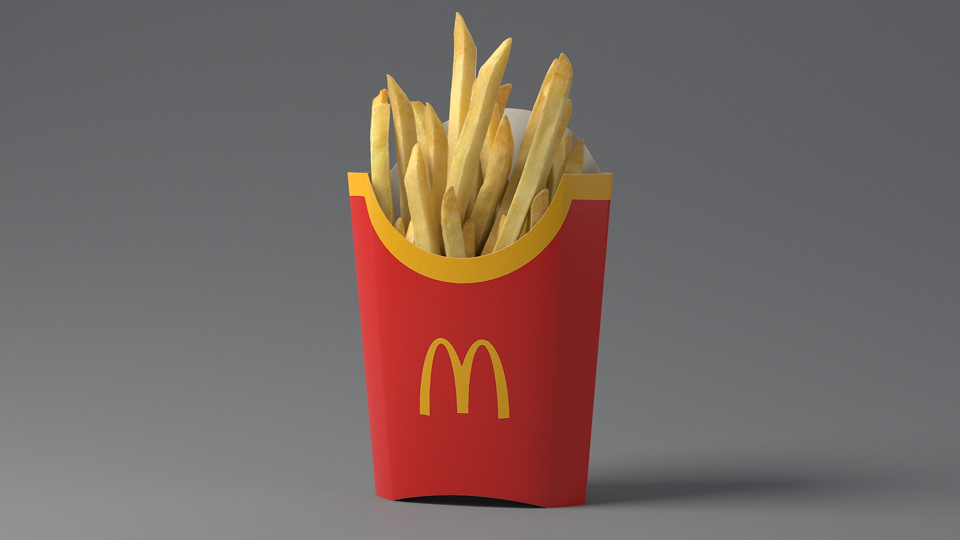 3D Realistic McDonalds French Fries Model - TurboSquid 1815055