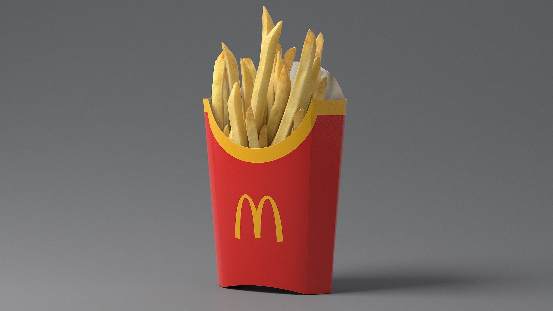 3D Realistic McDonalds French Fries Model - TurboSquid 1815055