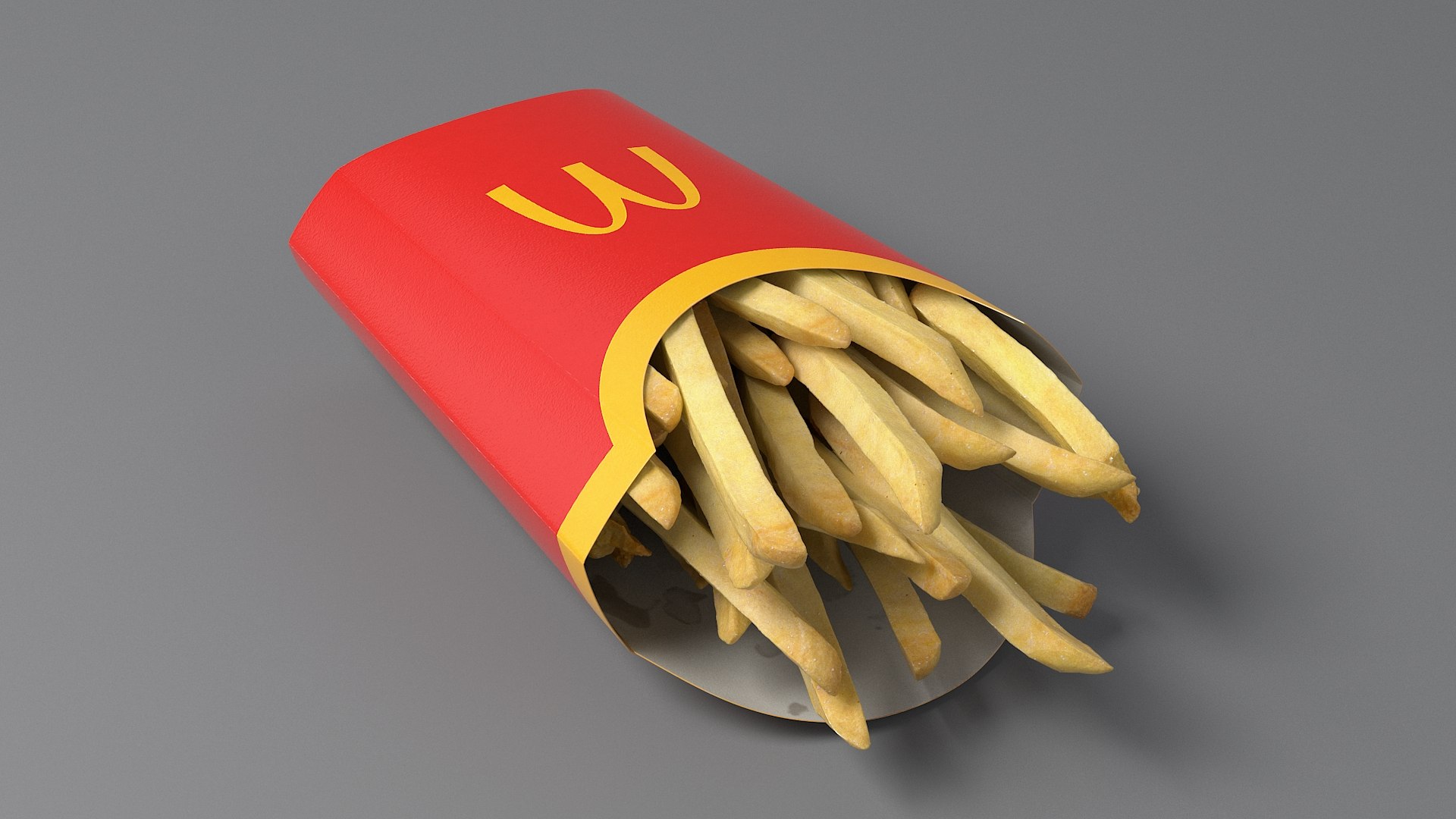 3D Realistic McDonalds French Fries Model - TurboSquid 1815055