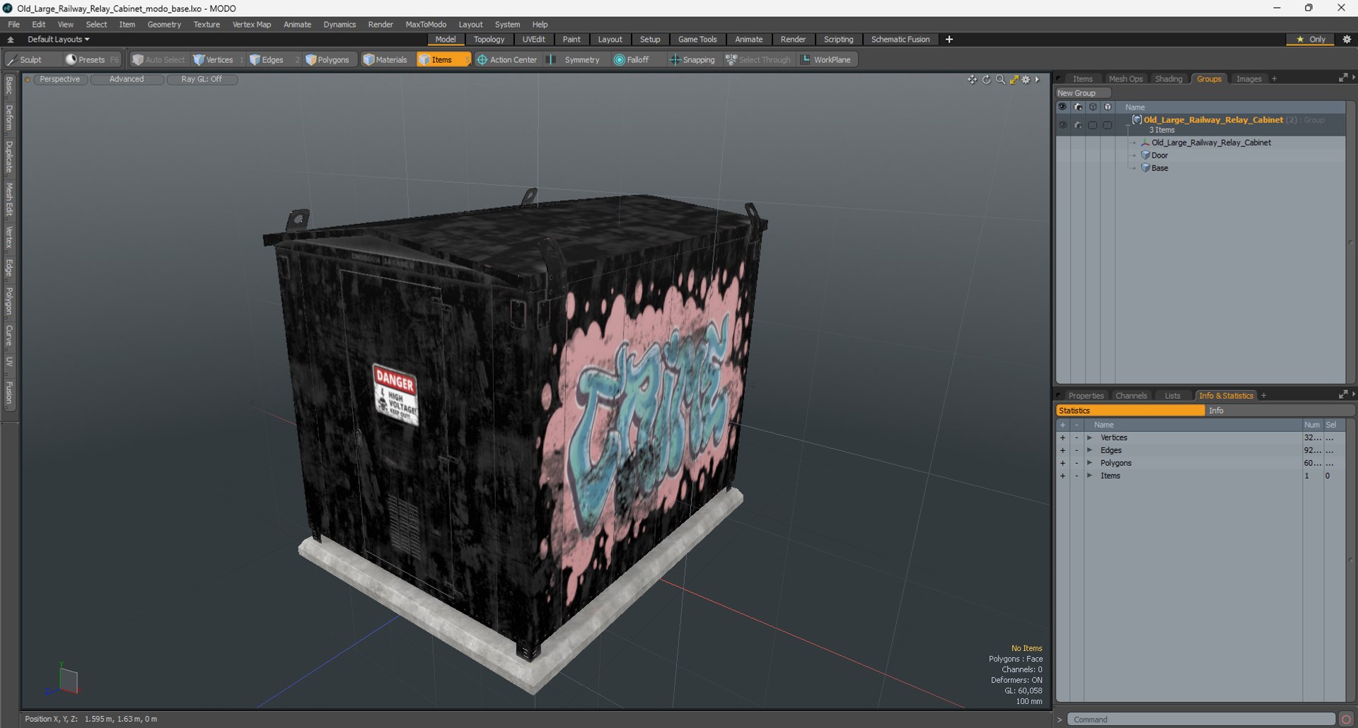 Old Large Railway Relay Cabinet 3D - TurboSquid 2269736