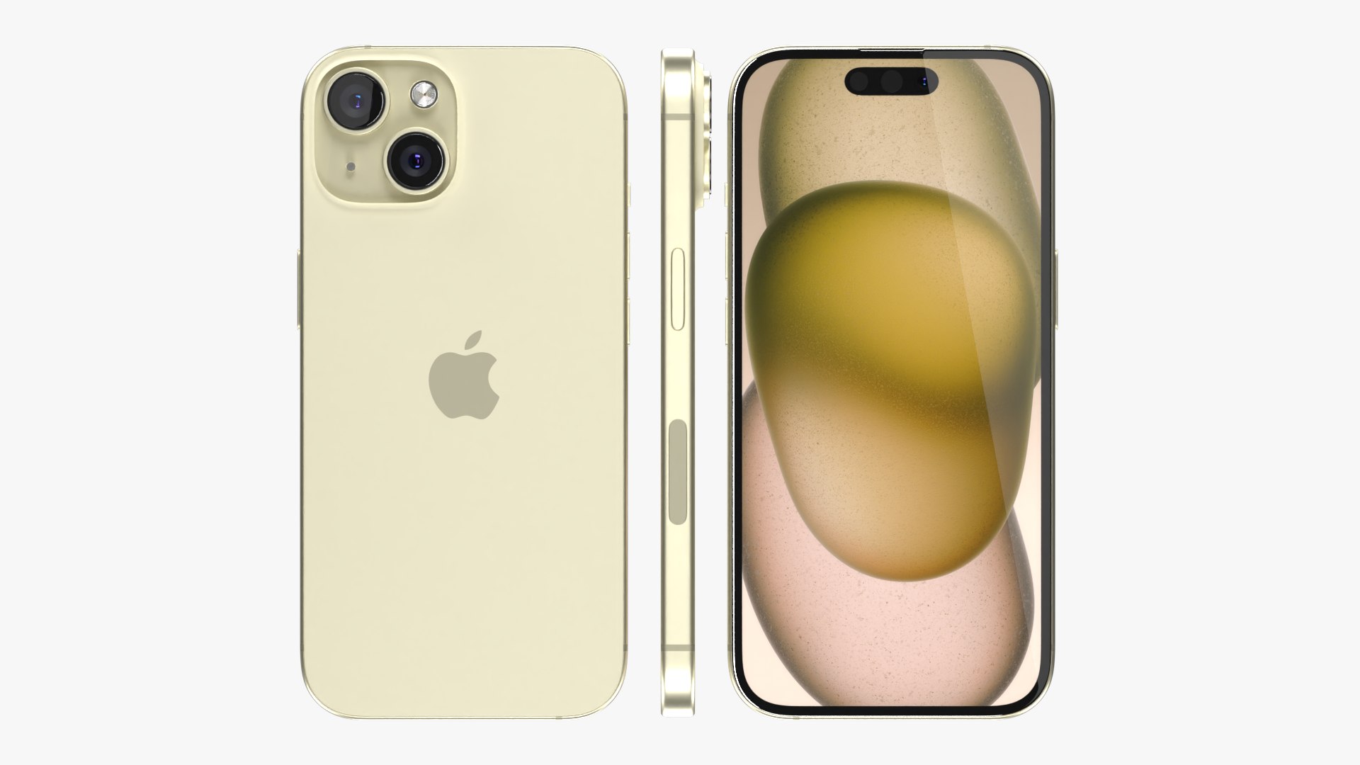 IPhone 15 Yellow 3D Model - TurboSquid 2135498