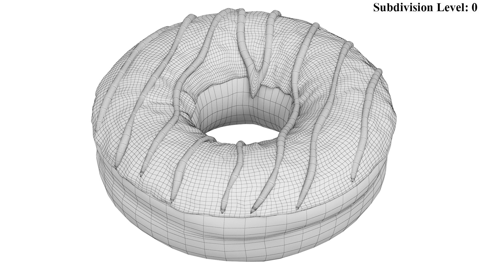 Detailed Donut 05 3D Model - TurboSquid 2218733