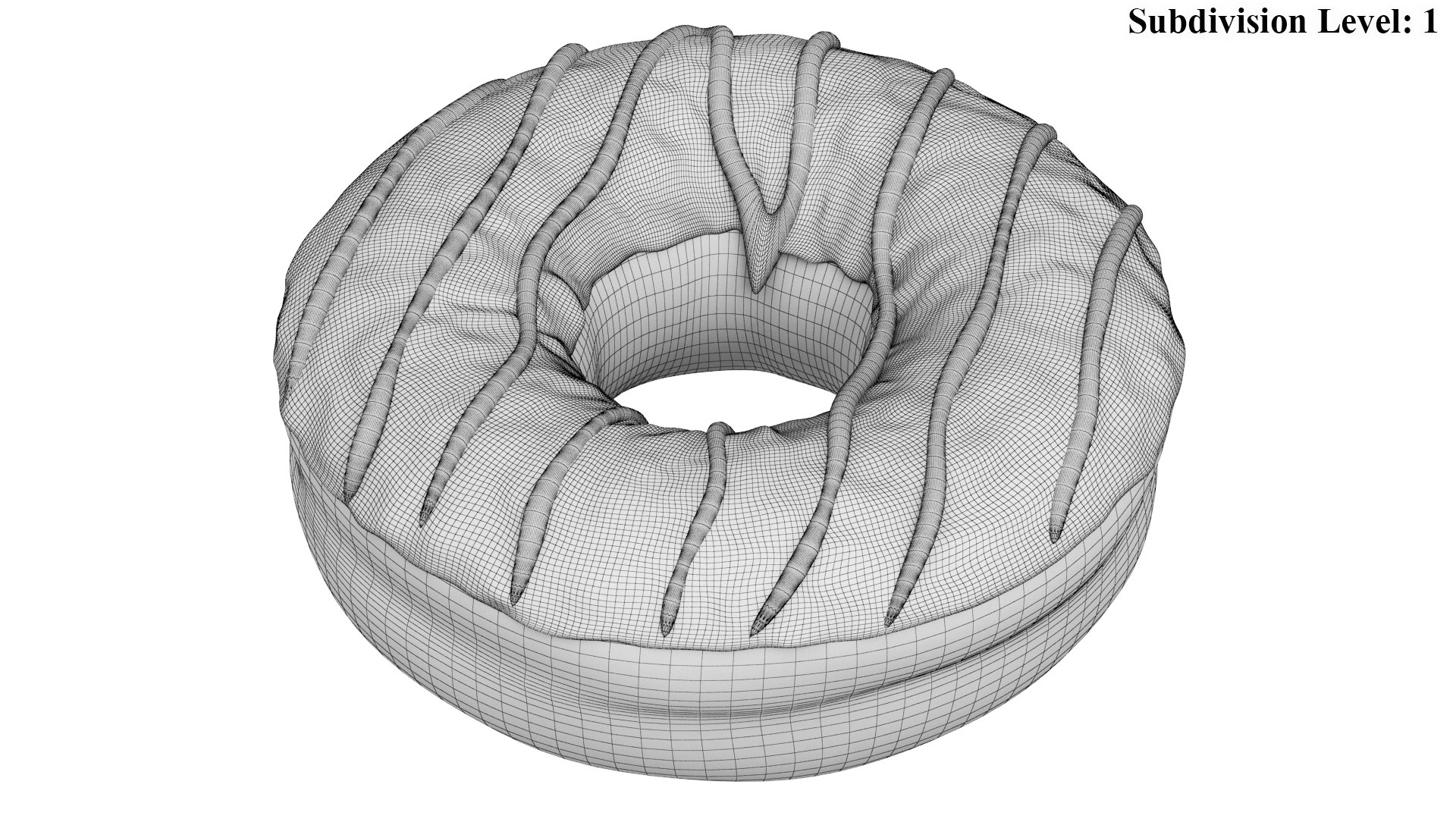 Detailed Donut 05 3D Model - TurboSquid 2218733