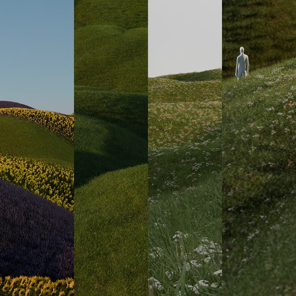 3D Meadow Models | TurboSquid