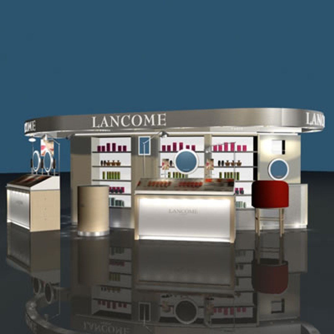 Loreal Lancome Stand 3d Max