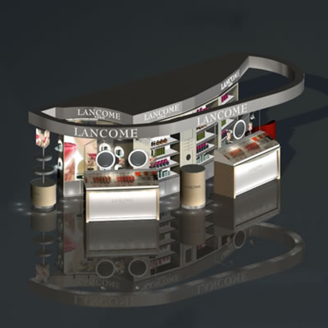 Loreal Lancome Stand 3d Max