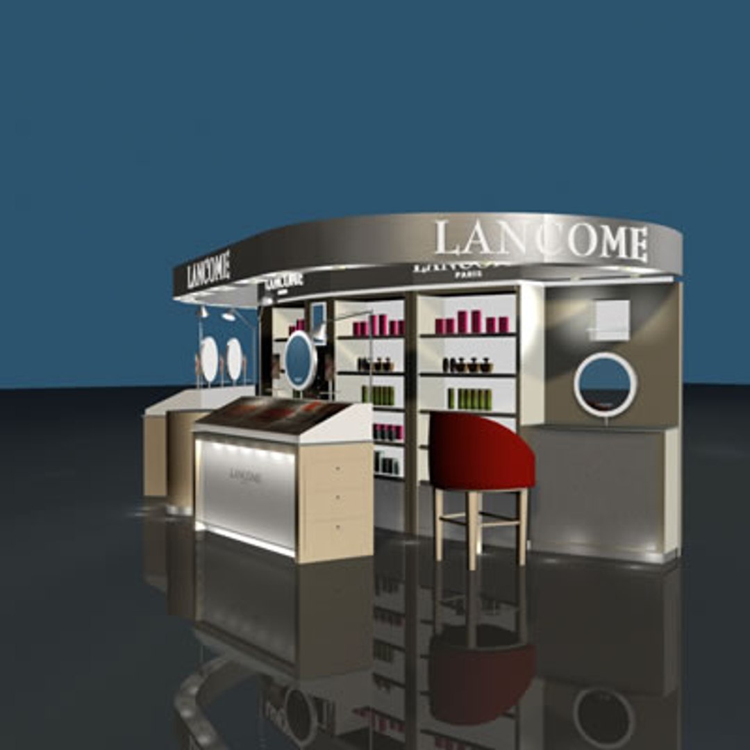 Loreal Lancome Stand 3d Max
