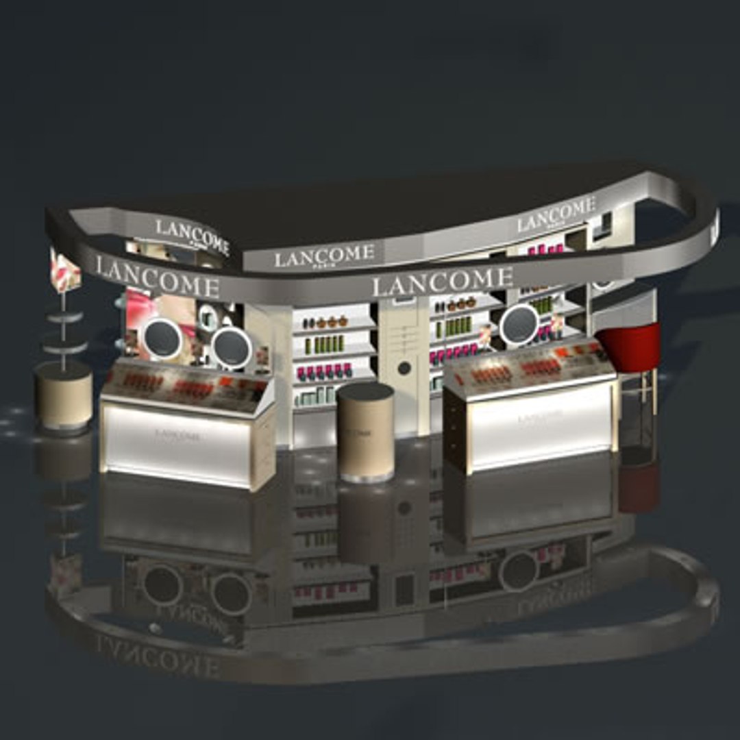 Loreal Lancome Stand 3d Max