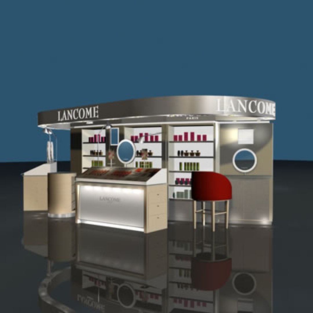 Loreal Lancome Stand 3d Max